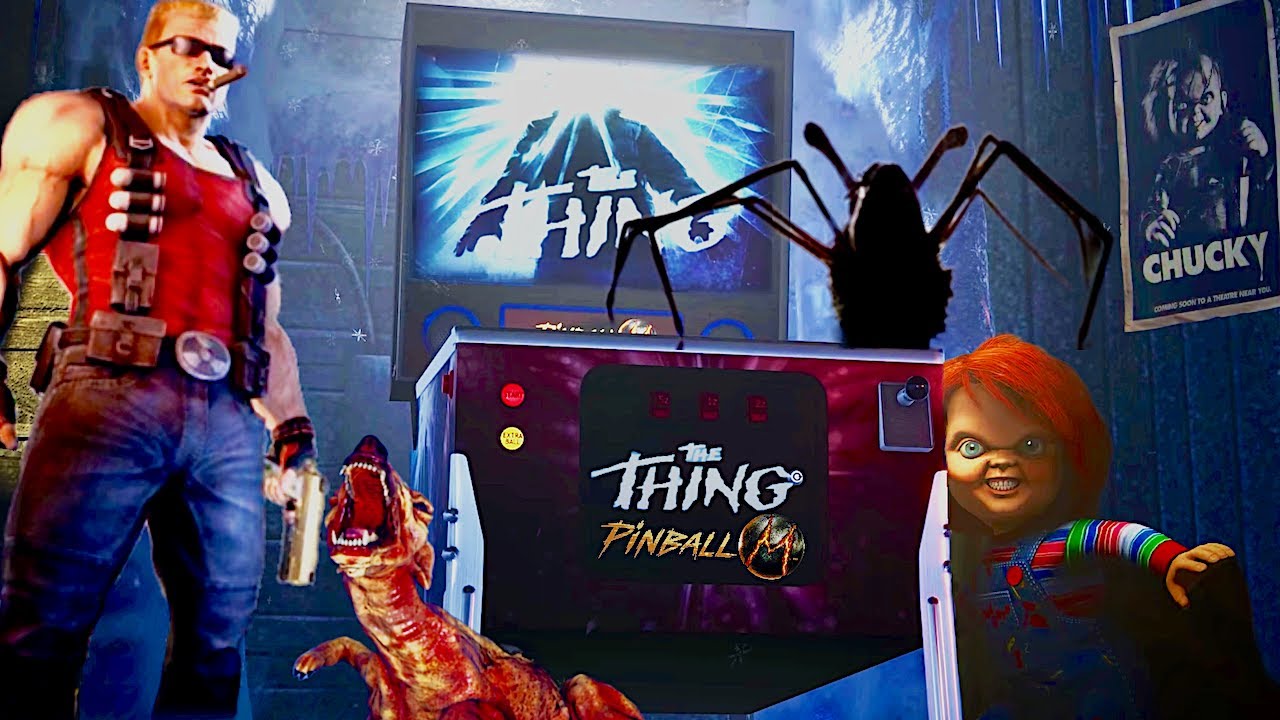 PINBALL M - Horror Pinball with The Thing, Chucky & Duke Nukem Tables ...