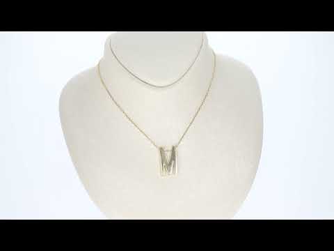 Harf Altın Kolye 14 Ayar KLY0371