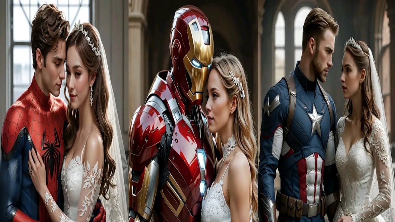 Marvel and DC superheroes marry, now all the superheroes are ready to ...