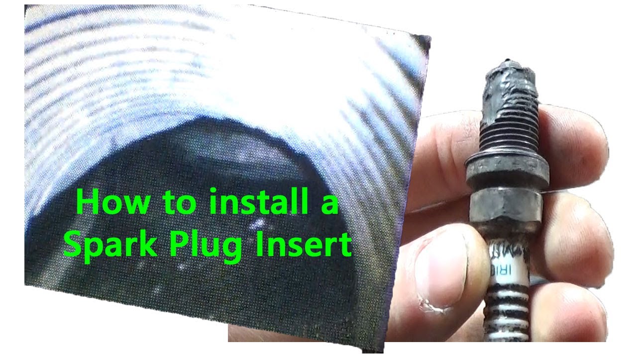 How-to repair spark plugs threads - YouTube