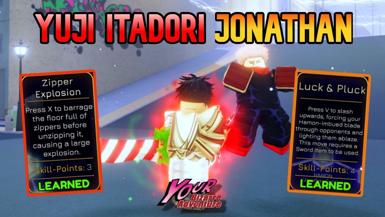 [YBA] Yuji Itadori SF Jonathan is INSANE... - YouTube