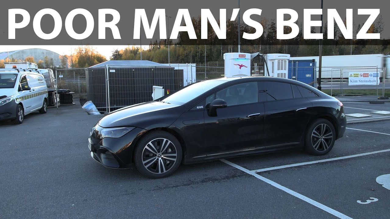 Mercedes EQE 300 range test - YouTube