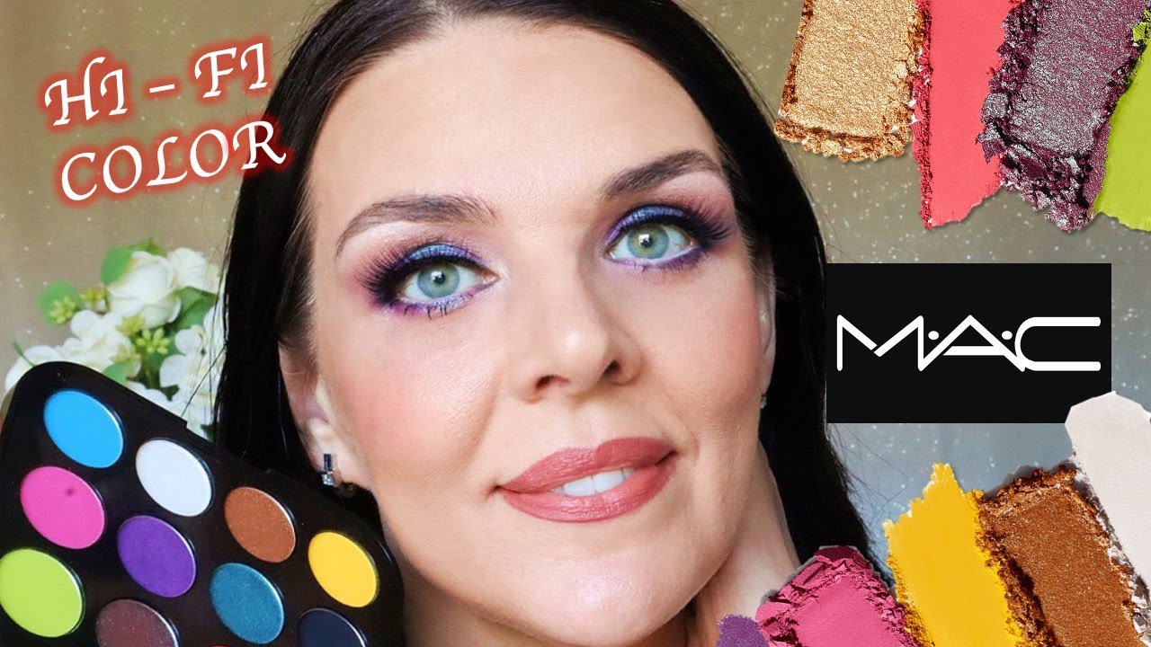 MAC CONNECT IN COLOR Eyeshadow Palette: HI-FI COLOR Review and Tutorial ...