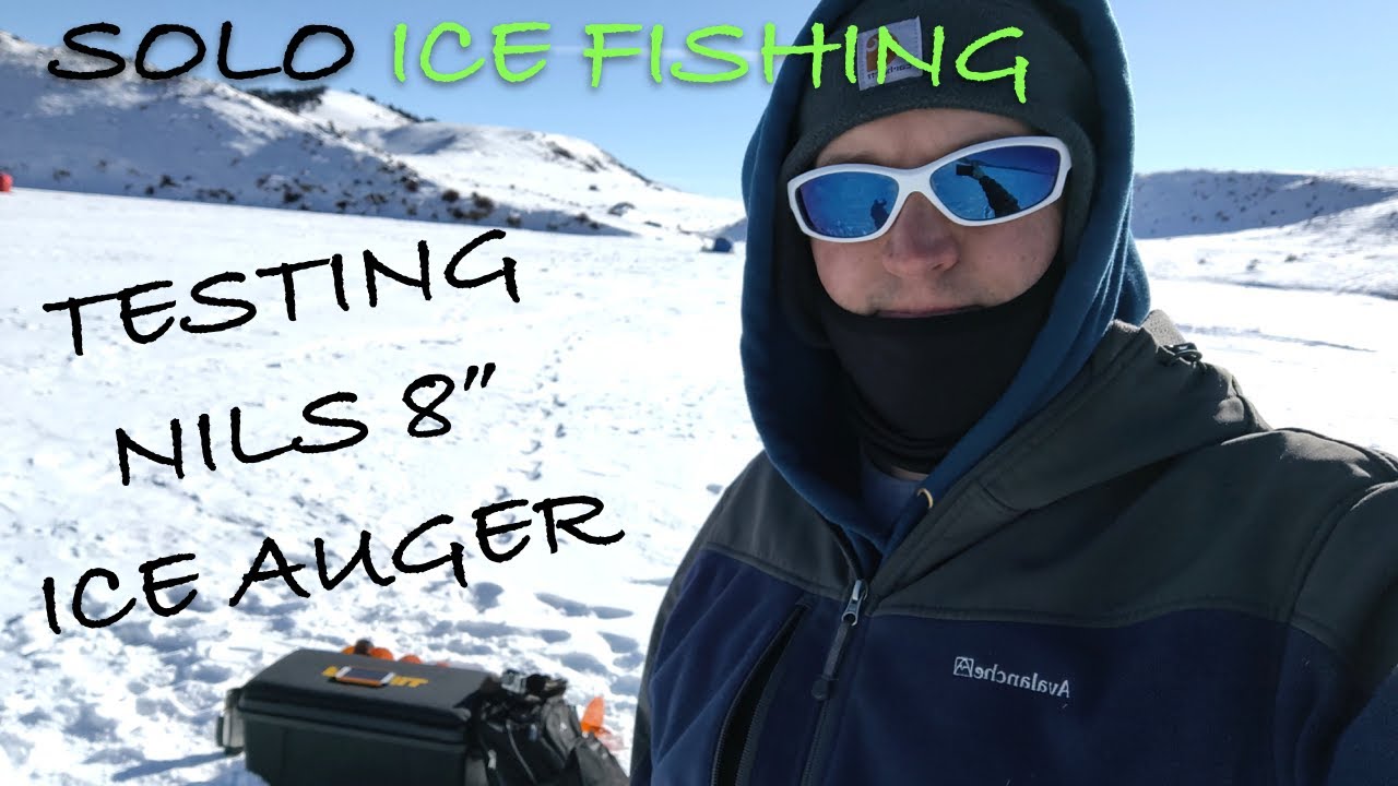 EP 11 || Ice Fishing with Nils 8" Ice Auger - YouTube