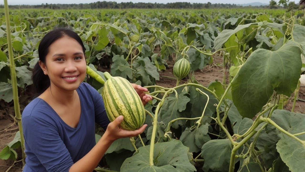 Harvesting Wild Bitter Gourd in the Philippines | Simple Farm Life ...