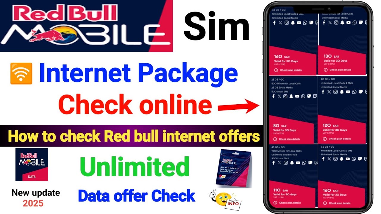 Red bull sim internet packages | Red bull mobile offer | Red bull sim ...