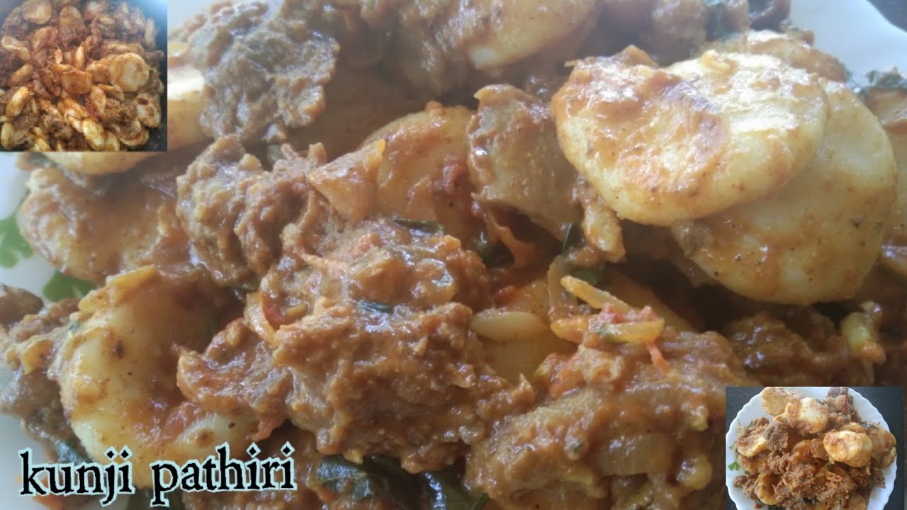 beef kunji pathiri|| Kakka roti🤤||special beef mix kunji pathiri recipe ...