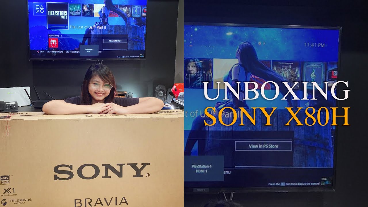 SONY BRAVIA X80H Unboxing | 4K HDR TV Philippines - YouTube