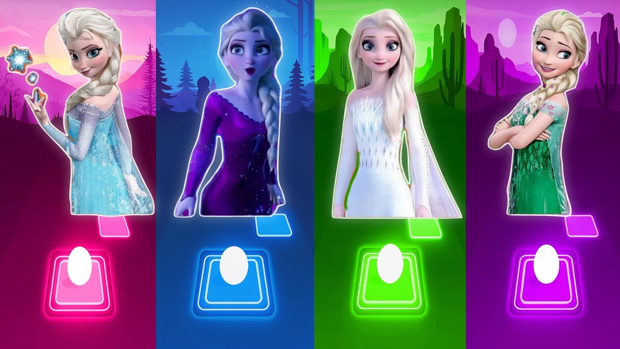 Into the unknown Vs Let It Go Vs Making Today A Perfect Day Vs Something Never Change - Elsa ...