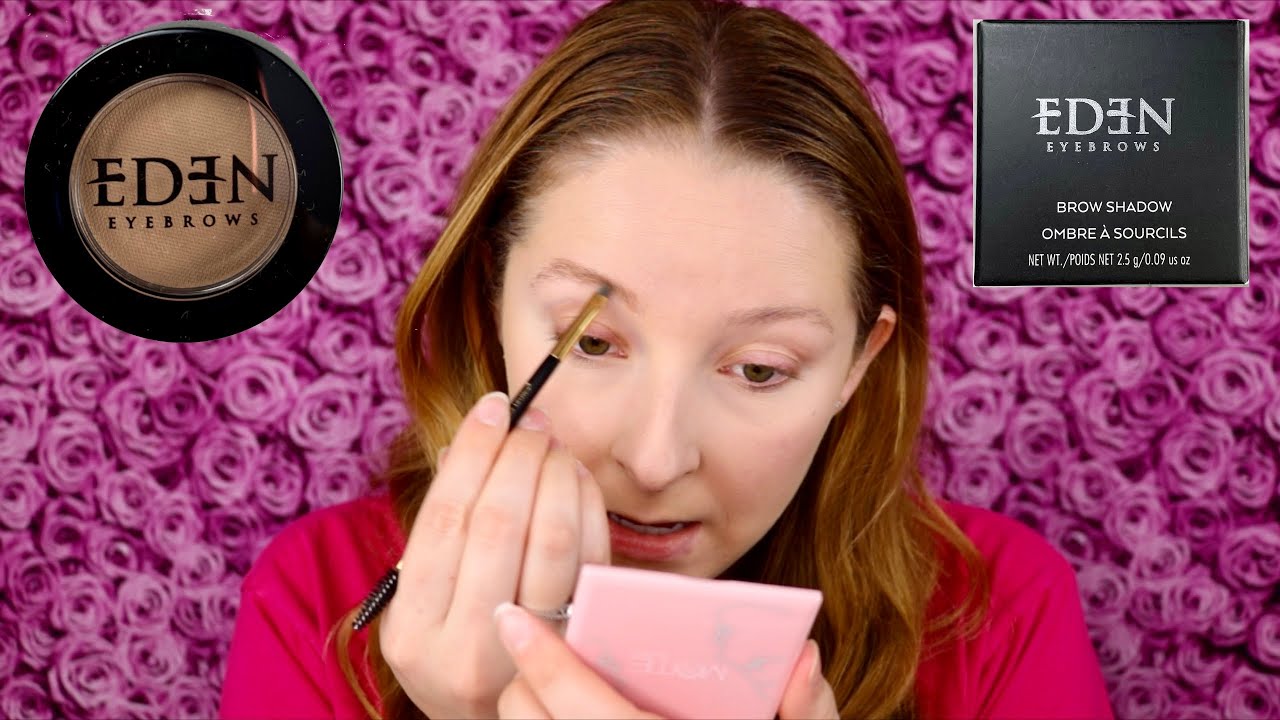 Trying Out an Eyebrow Shadow! | Eden Eyebrows Brow Shadow Review - YouTube