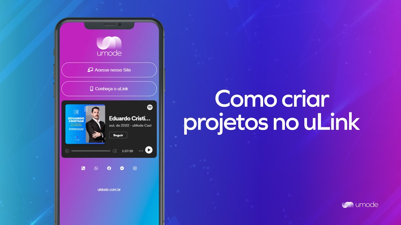 Como criar projetos no uLink - YouTube