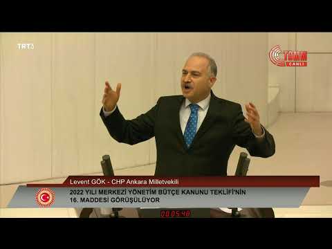 LEVENT GÖK 2022 YILI BÜTÇE GÖRÜŞMELERİ