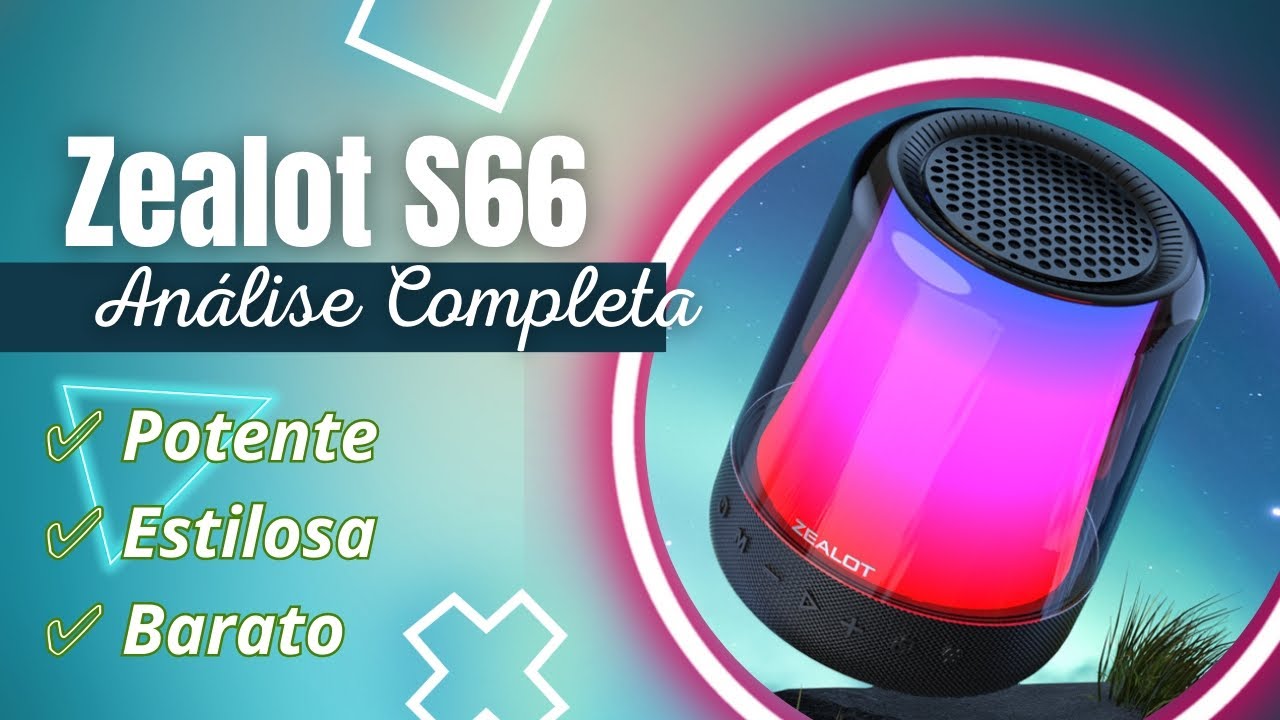 Zealot S66 20W - POTENTE e LINDA D+! Análise Completa. - YouTube