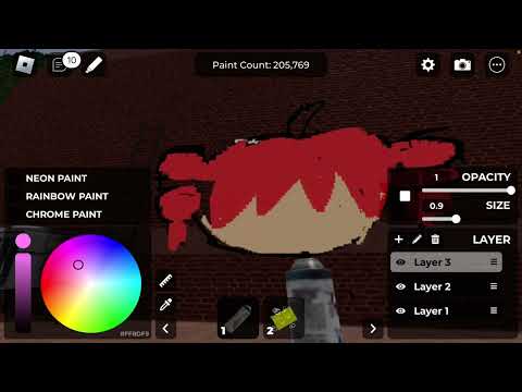 Drawing teto in spray paint! 🩷 - YouTube