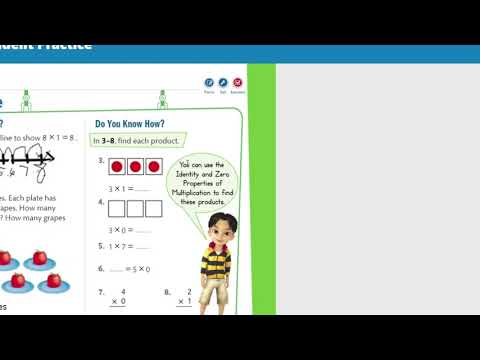 Envisions Grade 3 Lesson 2-3 Apply Properties: Multiply by 0 and 1 ...