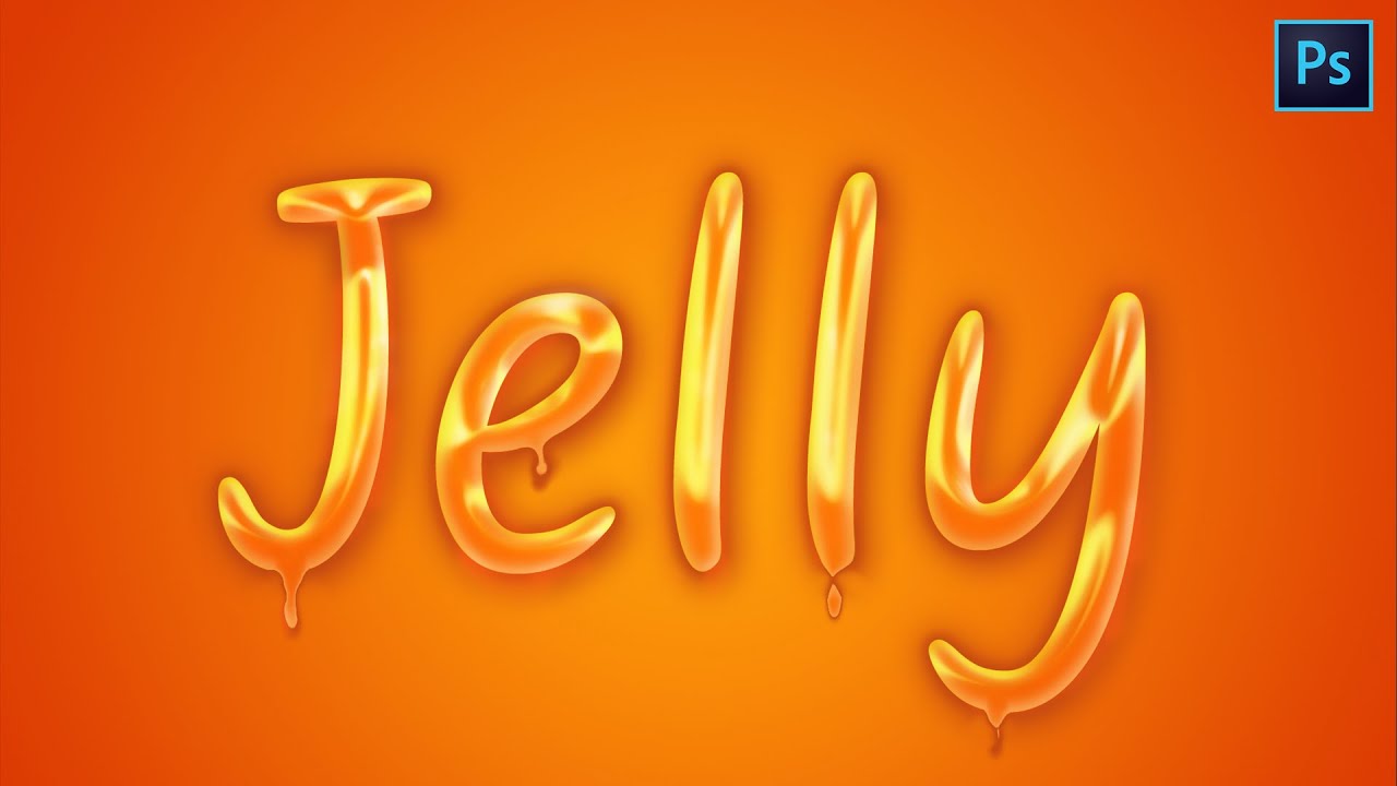 Create Jelly text Effect in Photoshop | PHOTOSHOP TEXT EFFECT ...