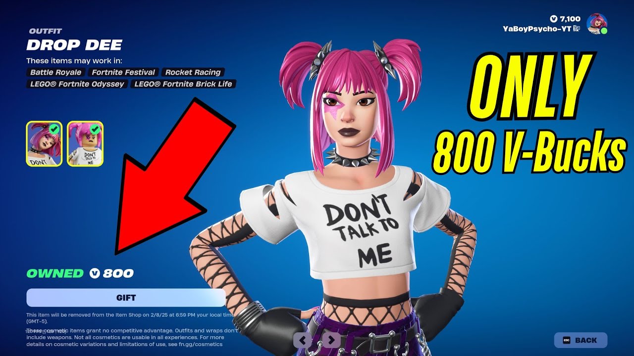This Fortnite skin is a STEAL! (800 V-BUCKS) "DROP DEE" GAMEPLAY ...