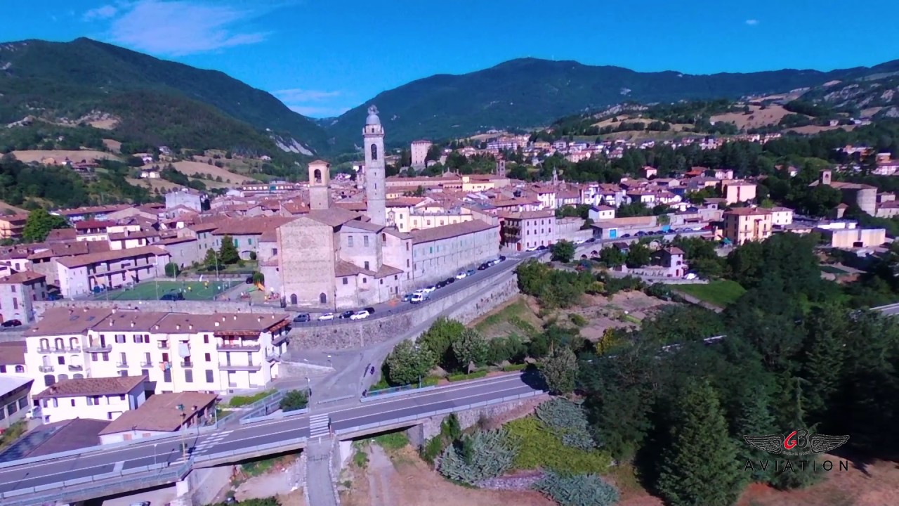 Riprese aeree con drone a Bobbio (Pc) GBAVIATION - YouTube