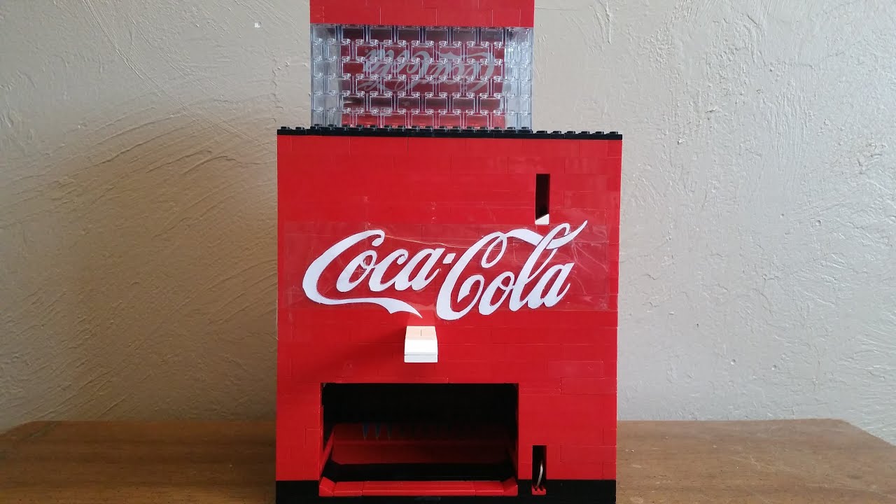 Lego Coca Cola machine - YouTube