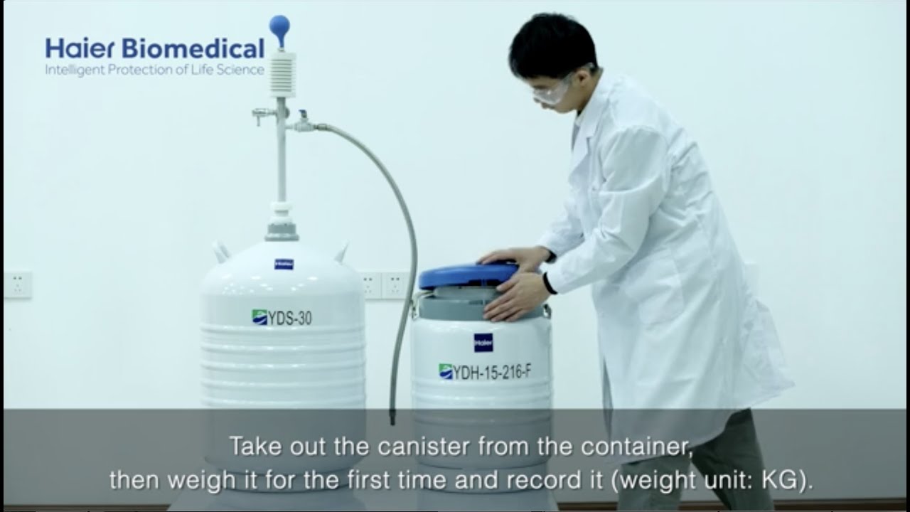 How to use a dry shipper for the first time - YouTube