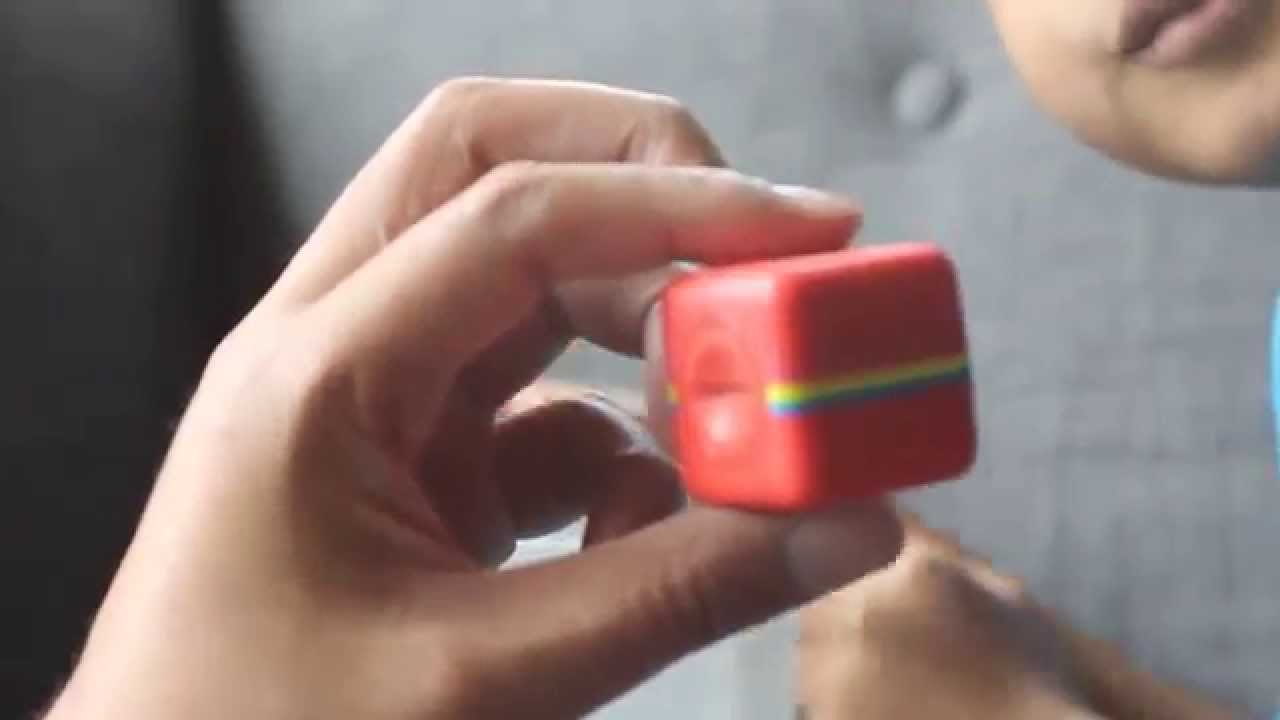 Red Polaroid Cube Unboxing - A Small GoPro Like Action Camera - YouTube