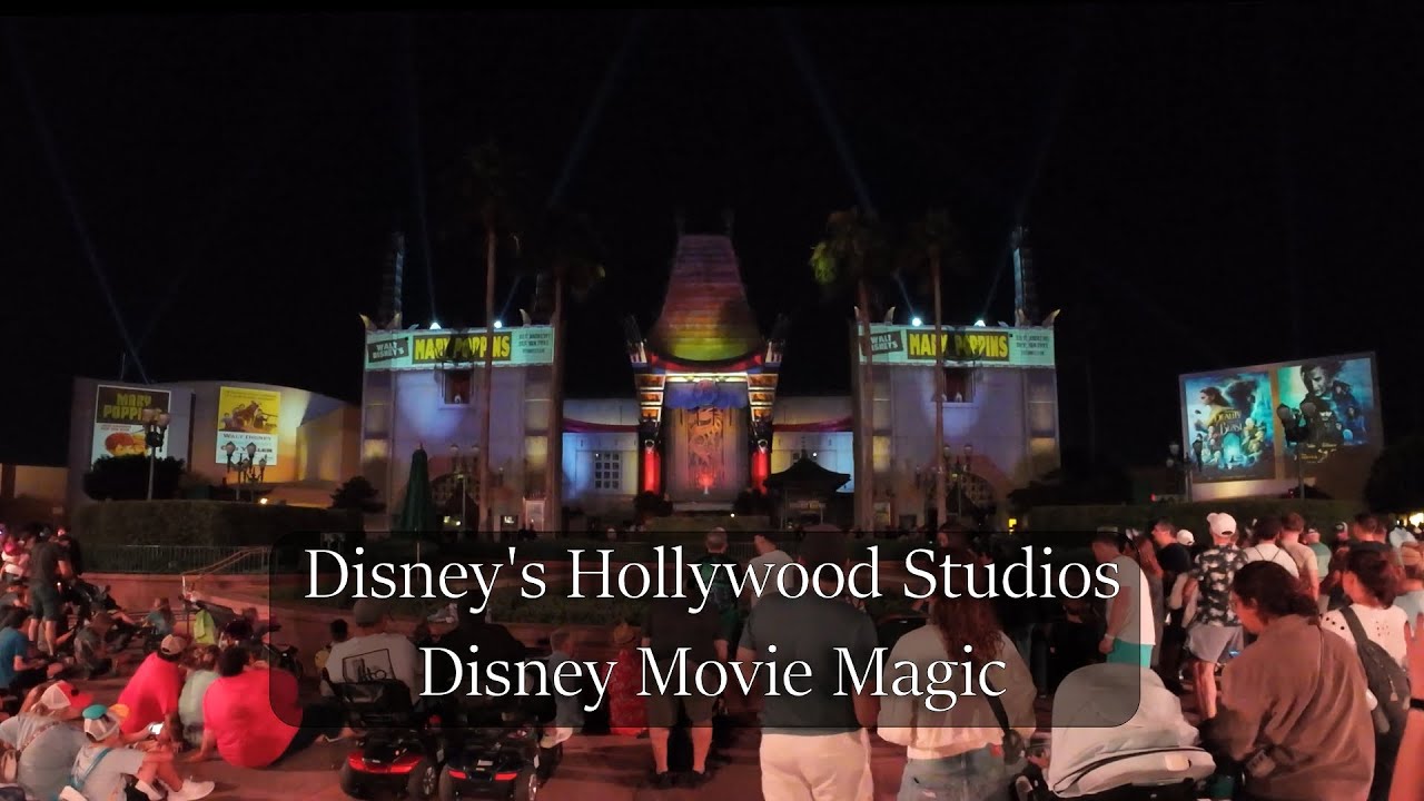 "Disney Movie Magic" is stunning! Hollywood Studios WDW in 4K - YouTube