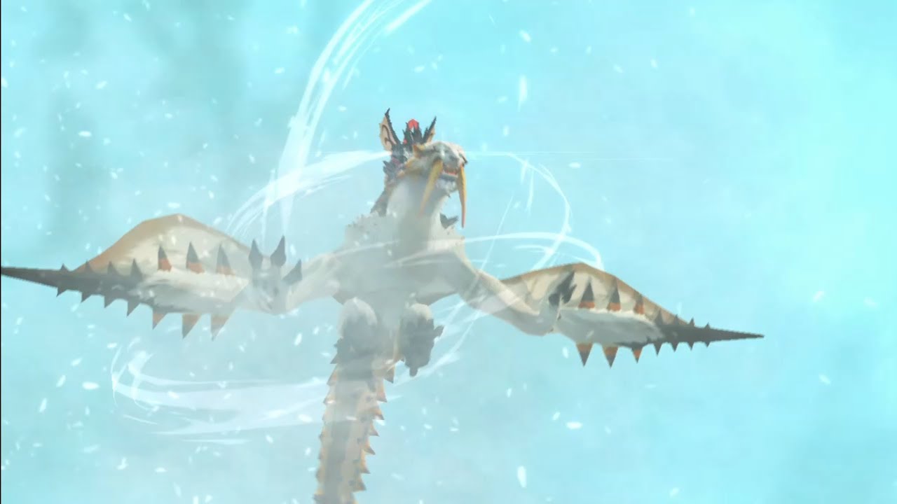 Barioth showcase (monster hunter stories 2) - YouTube