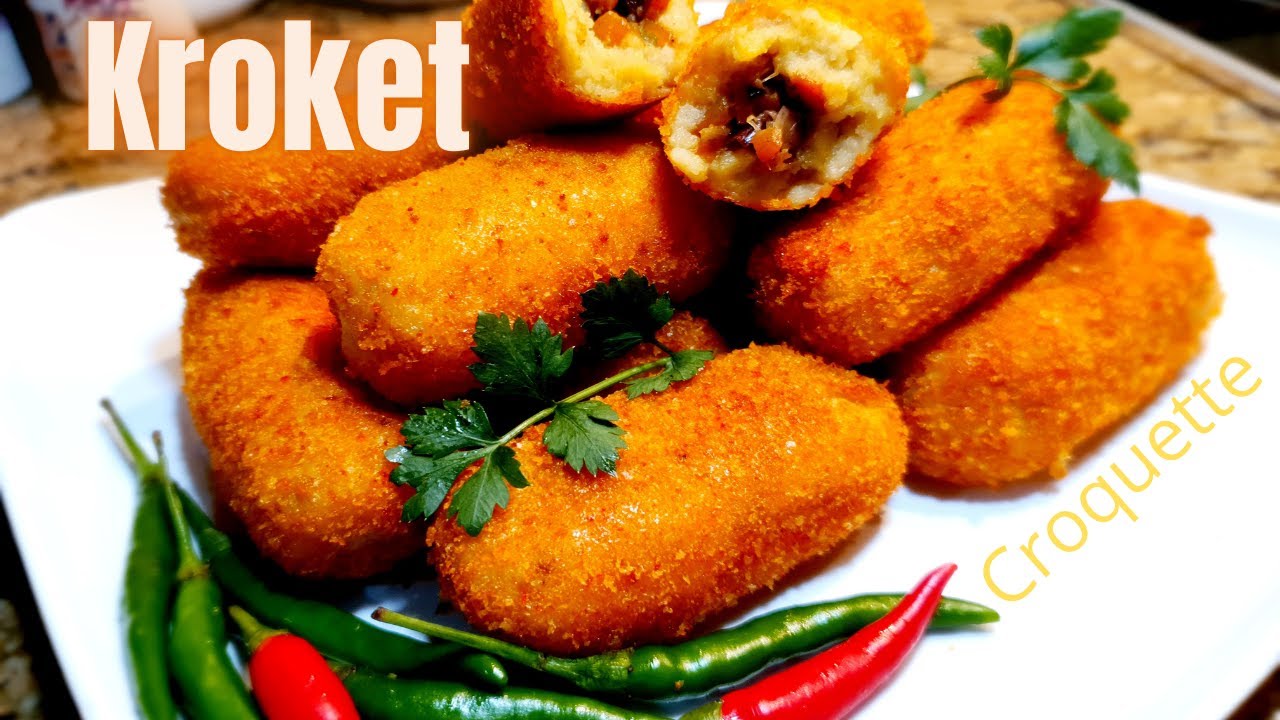 Resepi Kroket Daging Yang Sedapnya Luarbiasa | Meat Croquette | Nikmat ...