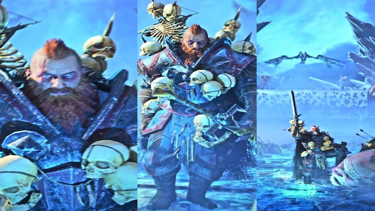 Wulfrik the Wanderer New Voice Lines in Warhammer Total War 3! - YouTube