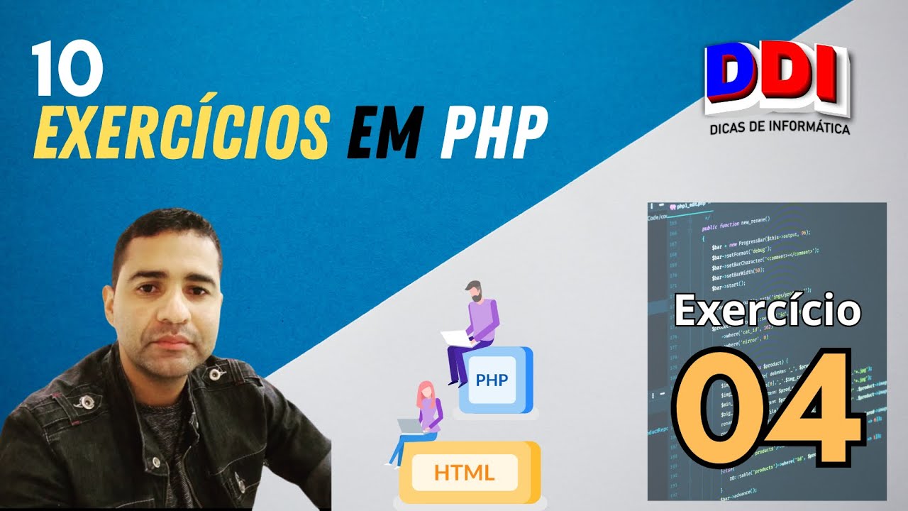 como Escrever um script PHP que verifique se um número é par ou ímpar.Exercício-4 - YouTube