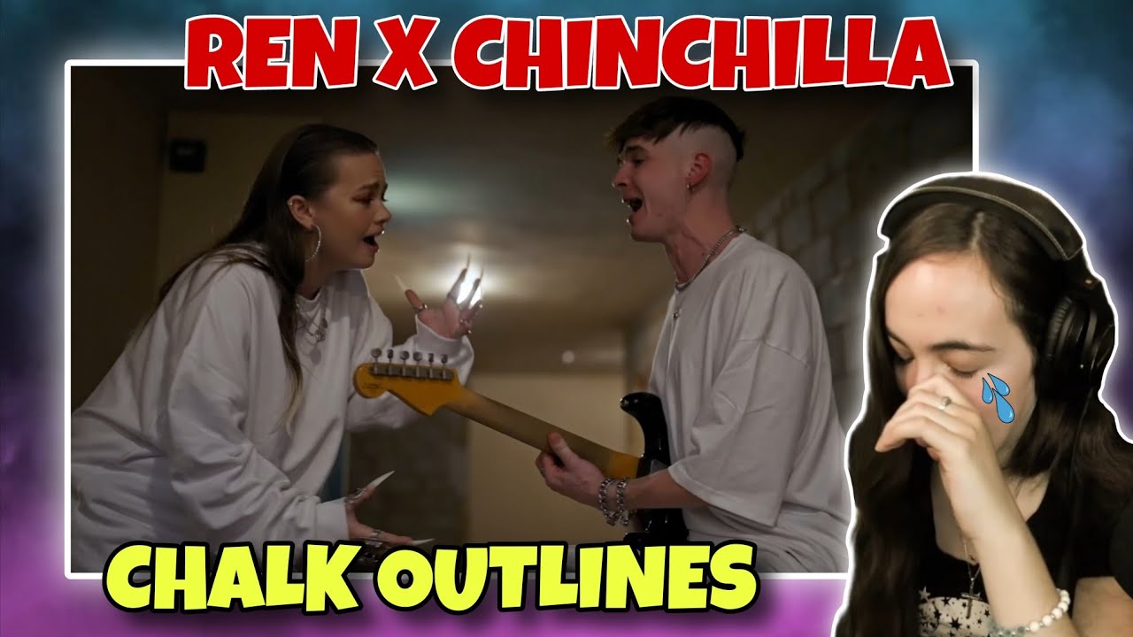 Spectacular! | Ren X Chinchilla - Chalk Outlines (Live) Teen Gen Z reacts! - YouTube