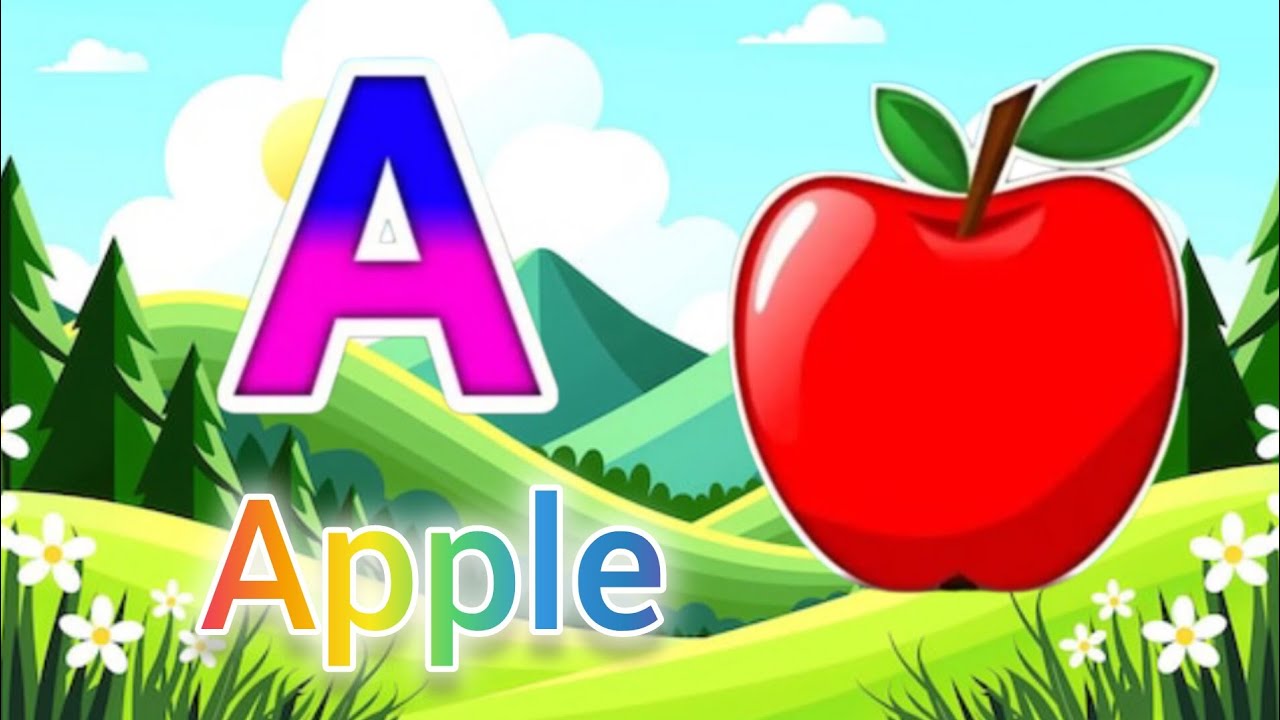 Learning ABCD Letters and Basic English Vocabulary | Toddlers learnin ...