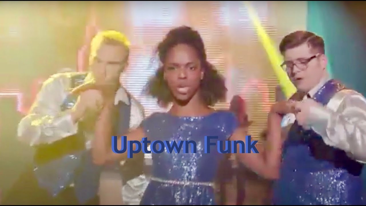 Glee Uptown Funk lyrics - YouTube