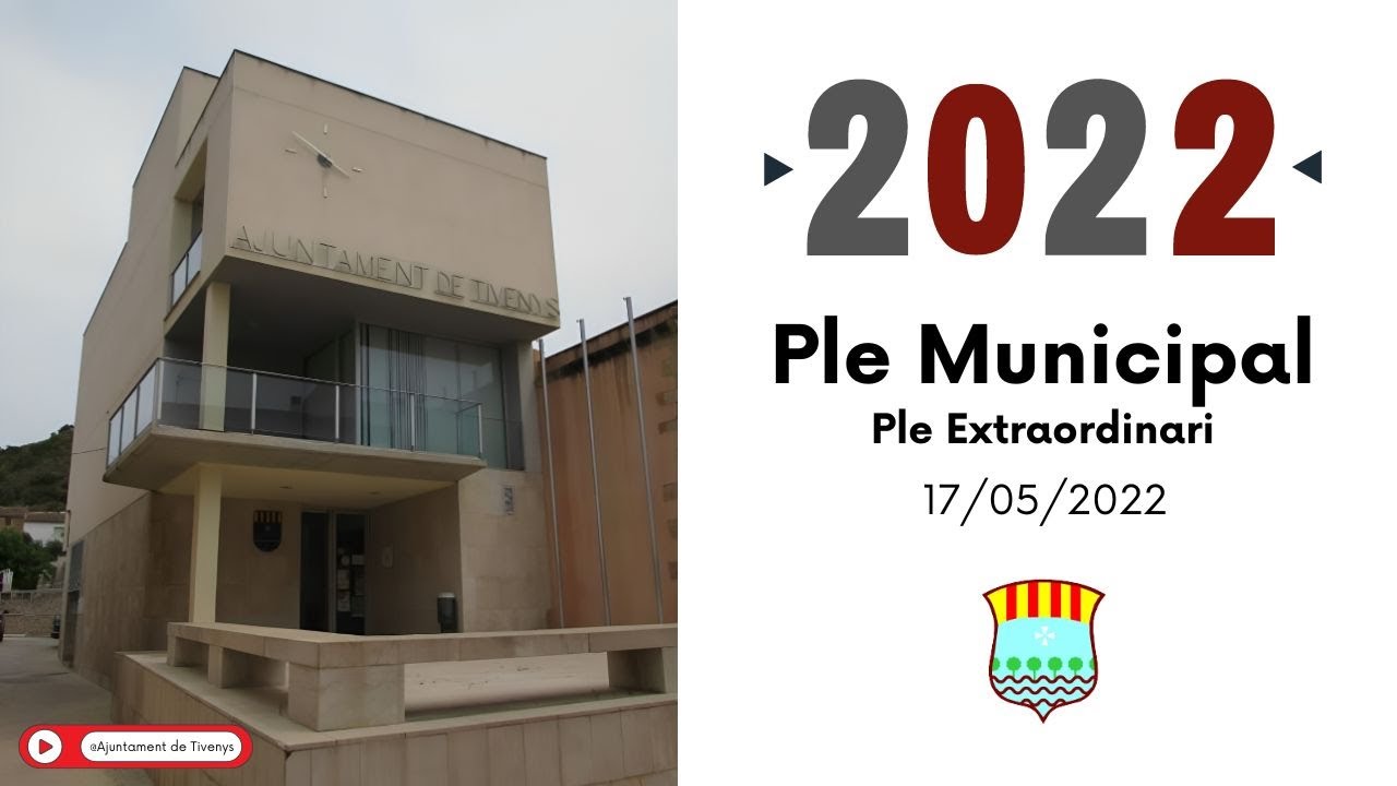 Ple Municipal (Ple Extraordinari) - 17/05/2022 - YouTube