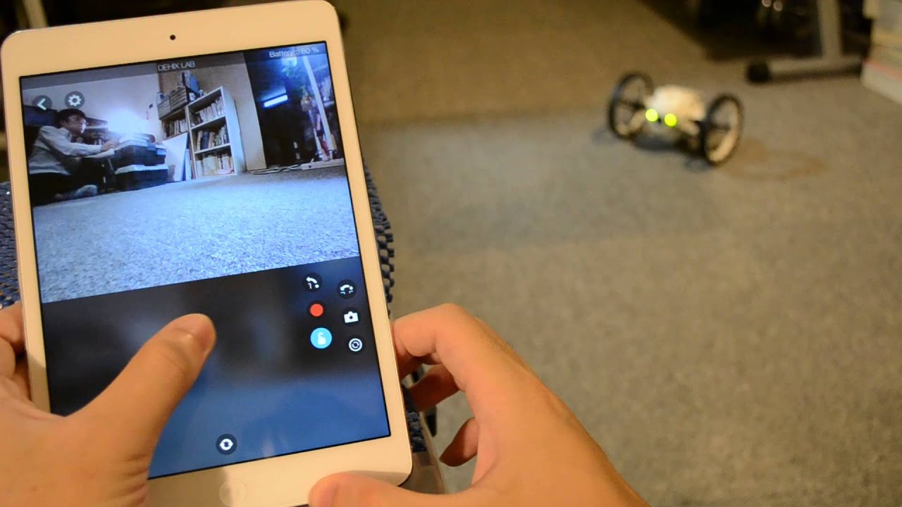 Parrot Jumping Sumo One Handed Controller - iPad Edition - Available ...