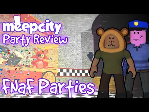 FNAF PARTIES - Meepcity Party Review #1 - YouTube
