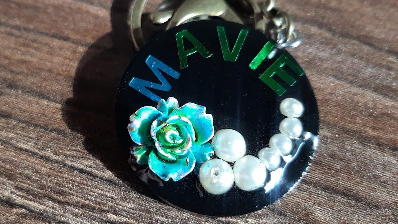 Beautiful Resin Keychain_Resin Keychain Training_Resin Keychain - YouTube