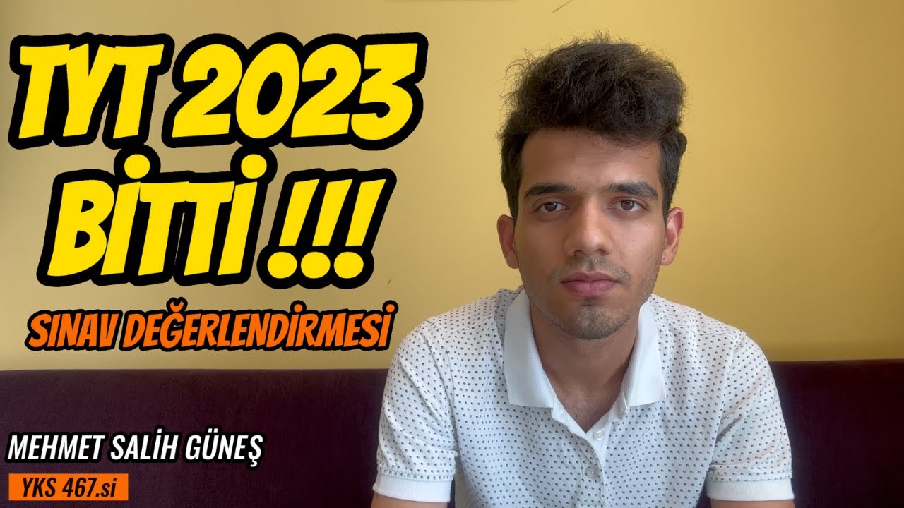 TYT 2023 - TYT 2023 SINAV DEĞERLENDİRMESİ - AYT 2023 ÖNCESİ MUTLAKA ...