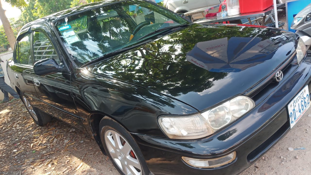 Corolla 94 ព័ណខ្មៅស្រស់សុីនម្ចាស់ដេីម លក់តម្លៃ $4,000ចរចា/Tel 070969098 ...