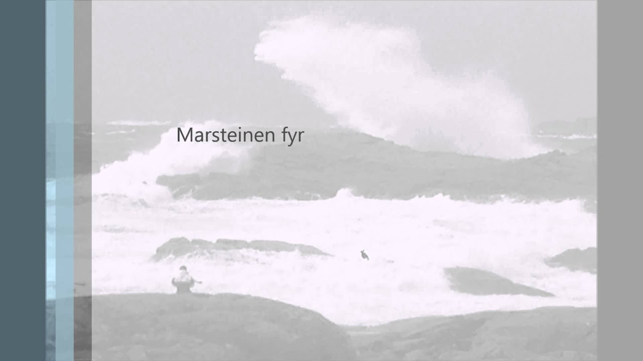 Marsteinen fyr 16 01 2016 - YouTube