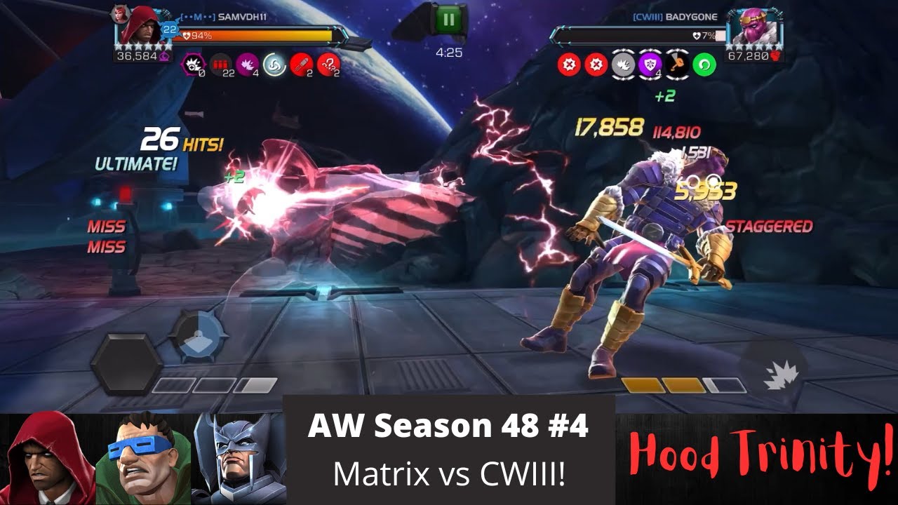 The Full Hood Trinity | AW Season 48 #4 | Matrix vs CWIII | Marvel ...