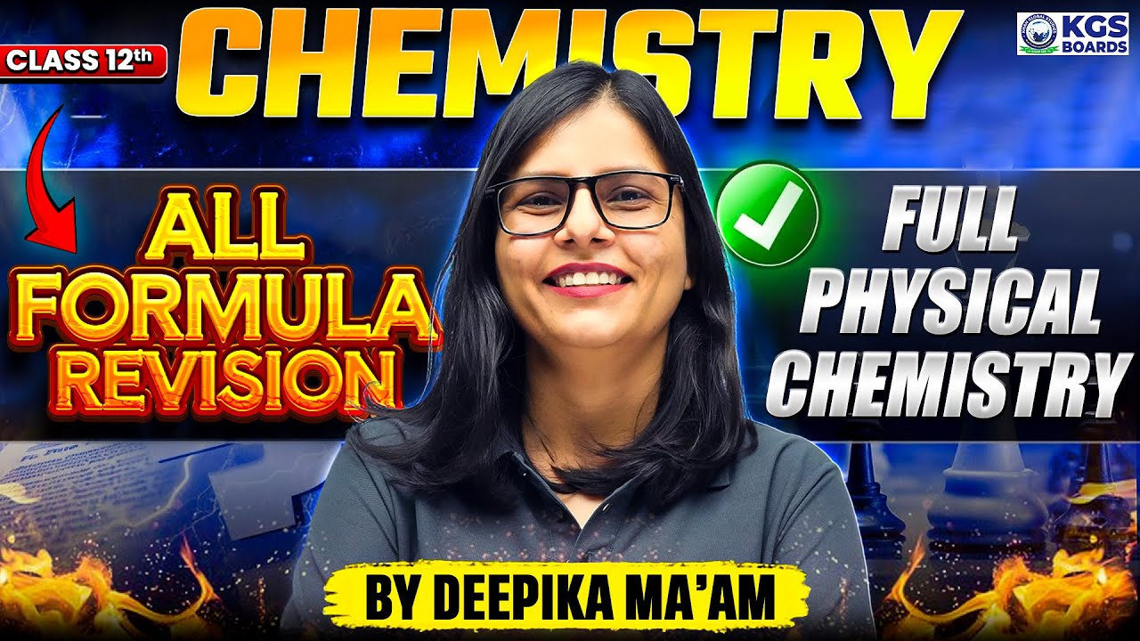 Class 12th Chemistry | All Formula Revision Full Physical Chemistry ...