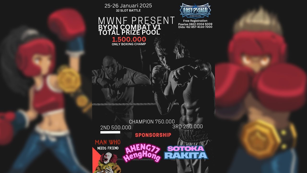 TOURNAMENT BEYOND COMBAT BOXING BY MWNF GUILD (ง •̀_•́)ง - LOST SAGA ...