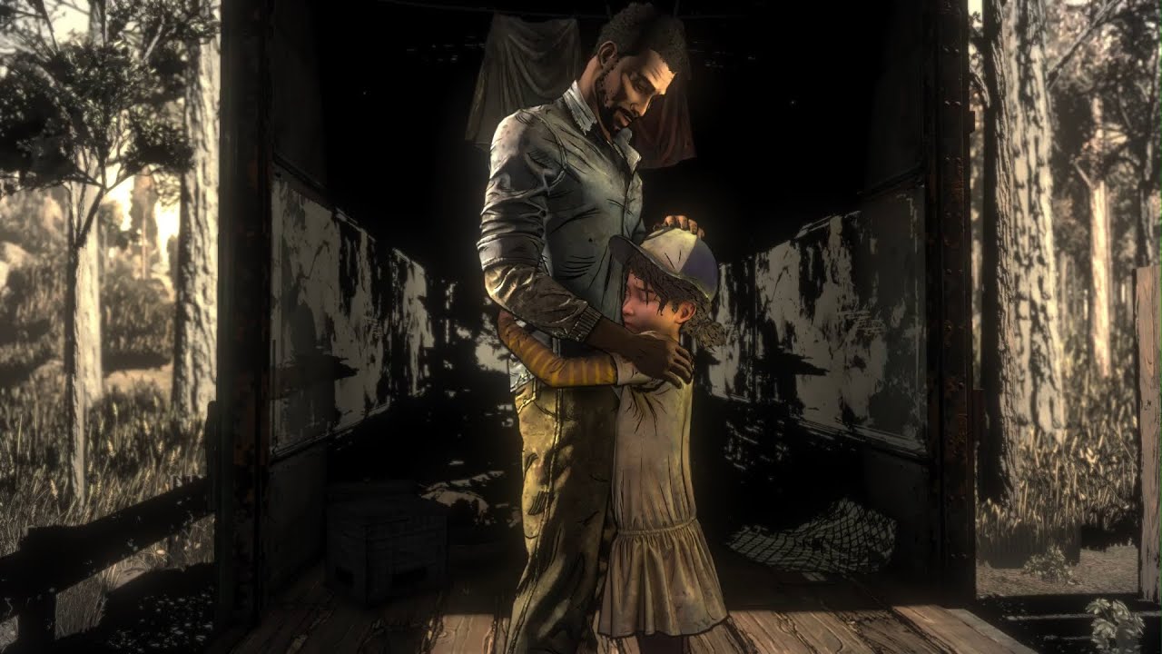 Lee Everett & Clementine Telltale Games The Walking Dead Full Story ...