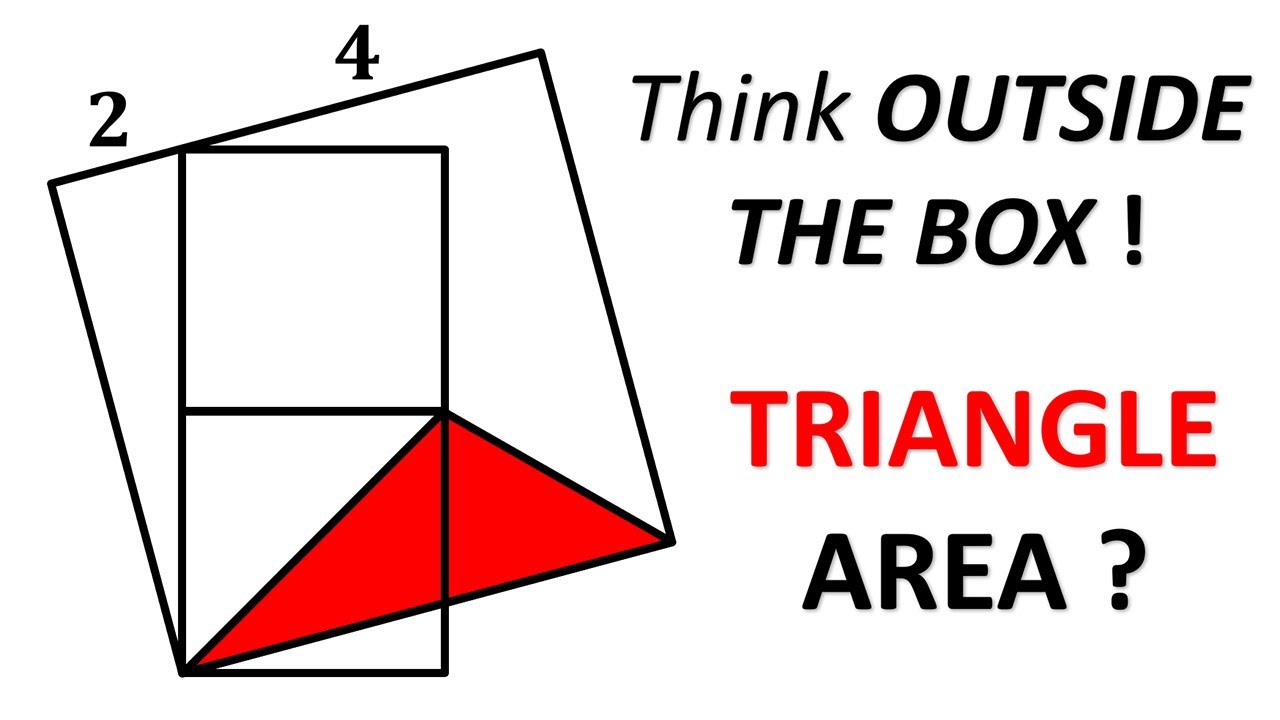 Do You Have What It Takes to Find the RED Triangle’s Area? - YouTube