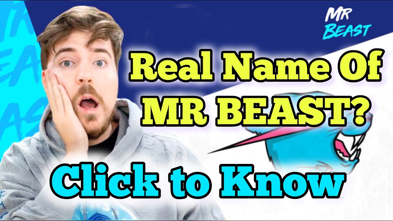 Real name of Mr Beast ? Click to know - YouTube