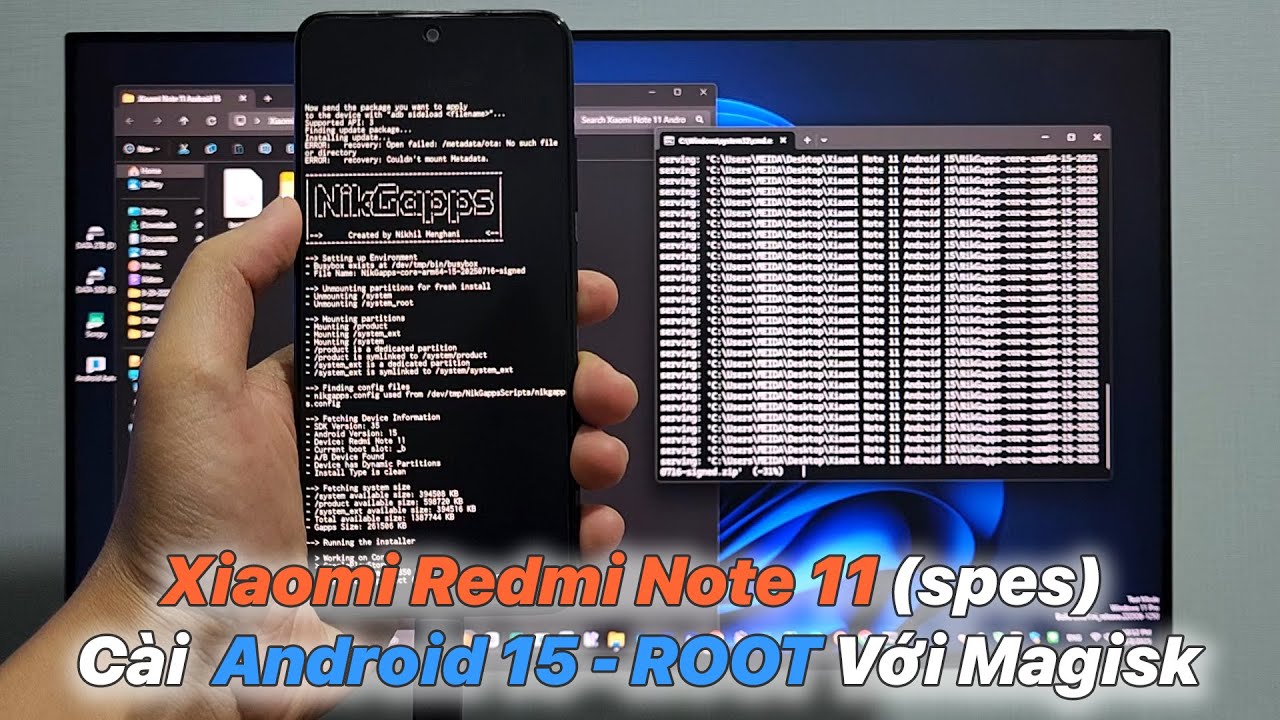 Xiaomi Redmi Note 11(spes) Cập Nhật Android 15 ROM crDroid – ROOT với ...