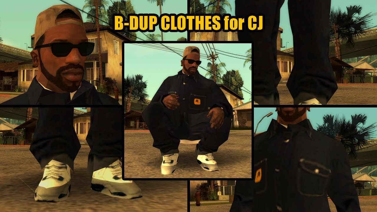 BDUP CLOTHES for CJ | Ropa de B-Dup para CJ | GTA San Andreas | Android/PC | byKaynYao - YouTube