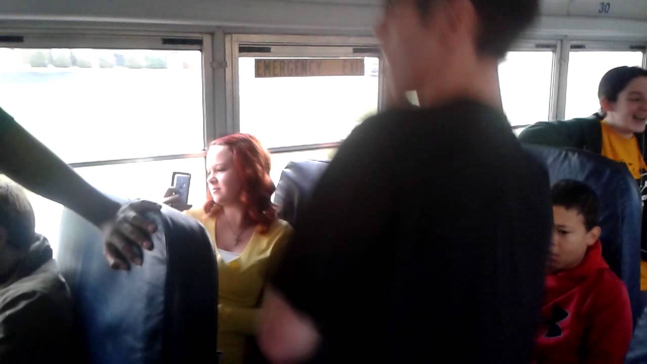 gangnam style on a bus - YouTube