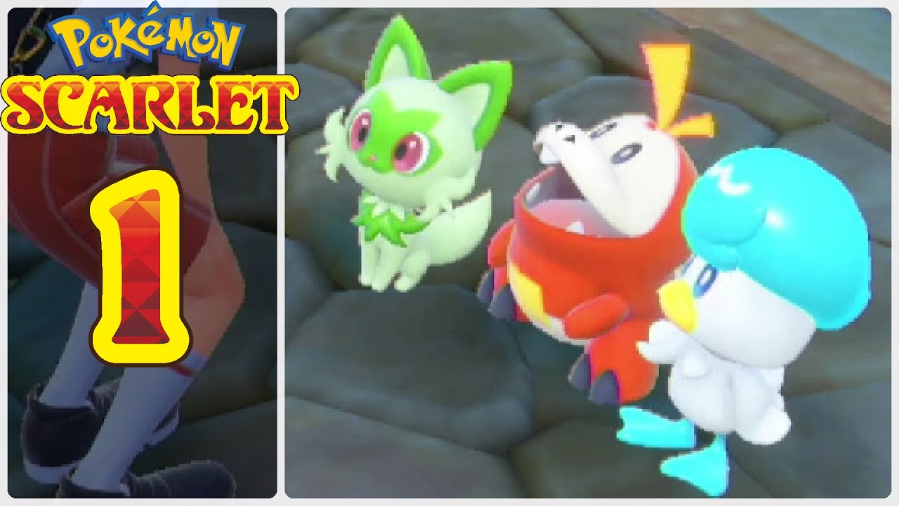 Episode 1 Our First Battle - Pokemon Scarlet - YouTube